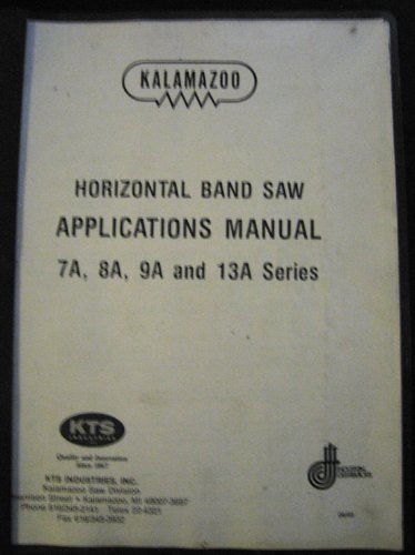 Kalamazoo Model 7A, 8A, 9A and 13A Series Manual: Kalamazoo: Amazon.com ...