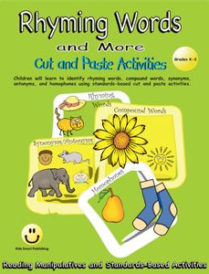 Rhyming Words and More Cut and Paste Activities: Inc., KS Publications ...