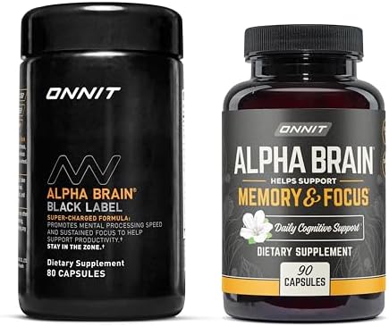 Amazon.com: ONNIT Premium Alpha Brain Bundle - Nootropic Brain ...