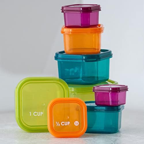 Amazon.com: Tastefully Simple Measure & Store Containers for Portion ...