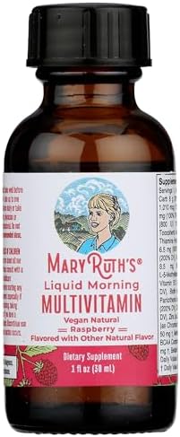 Amazon.com: Mary Ruth's Raspberry Morning Liquid Multivitamin SGL, 1 FZ ...