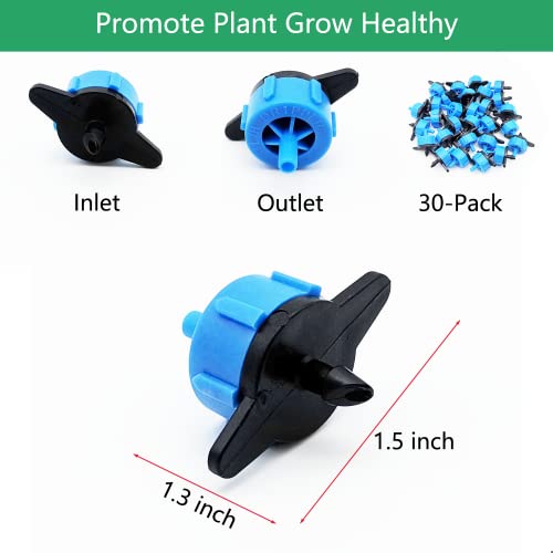 Snapklik.com : Pressure Compensating Irrigation Drippers, 2 GPH Steady ...