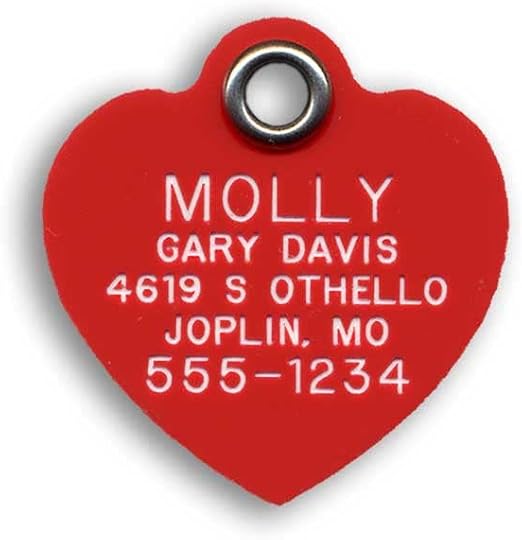 Amazon.com: LuckyPet Plastic Pet ID Tags - Dog Personalized IDs ...