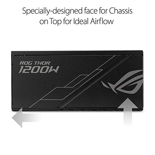 ASUS Rog Thor 1200, 80+ Platinum Certified 1200W Fully-Modular RGB ...