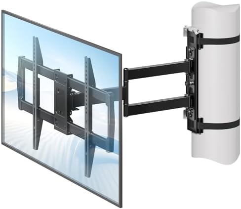 Amazon.com: MOUNTUP Pillar TV Mount for 32"-75" TVs, Full Motion Strap ...