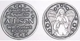 Amazon.com: SCOTT Personalized Pewter Guardian Angel Coin ...