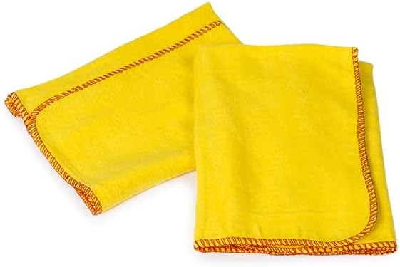 HOUSEGADS Jumbo Yellow Duster 100% Cotton Cleaning Cloth Premium ...