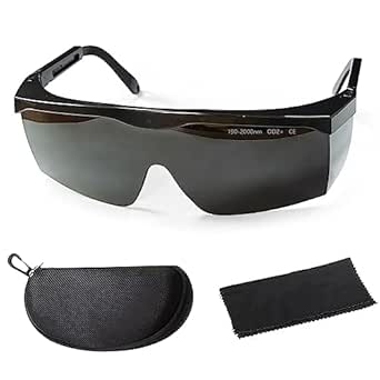 Wisfunlly Laser Protective Glasses, Laser Safety Eye Protection Glasses ...