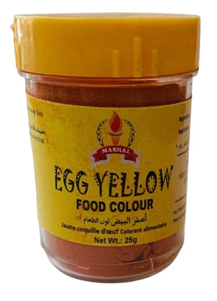 Amazon.com : Mashal Egg Yellow Food Coloring 25g : Grocery & Gourmet Food