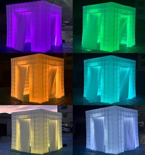 Amazon.com : SAYOK Portable Inflatable Photo Booth Enclosure (White ...