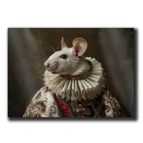 Amazon.com: Queen Rat Gothic Art Print, Goth Wall Art Painting Decor ...