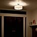 Kichler, Shailene 14" 3 Light Round Semi Flush with Satin Etched White ...