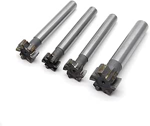 Amazon.co.jp: Welding YG8 Alloy T Slot Milling Rough Insert Straight Shank Cemented Carbide ...