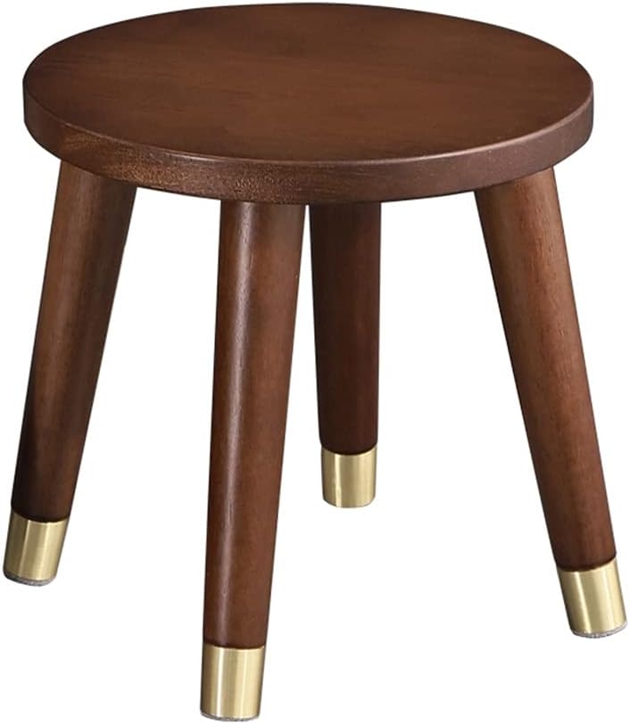 Amazon.com: Natural and Co. Wooden Stool Round Step Stool 10 Inch Plant ...