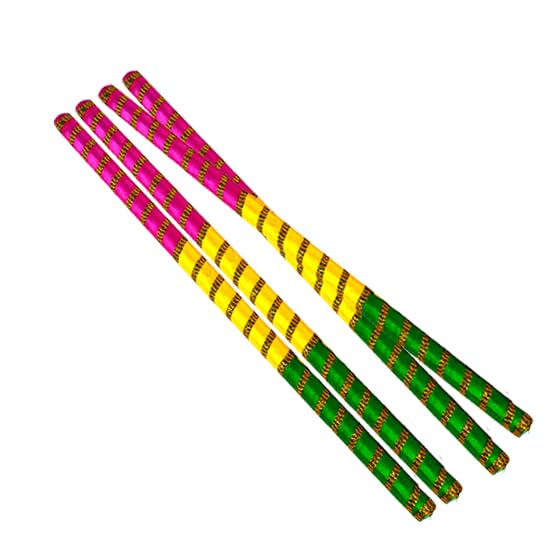 ME & YOU Handmade Navratri Dandiya Stick for Dance - Multicolour |Garba ...