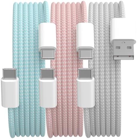 Amazon.com: efhxonly USB C Cable 15FT/5M, Extra Long USBC to USBC Cord ...