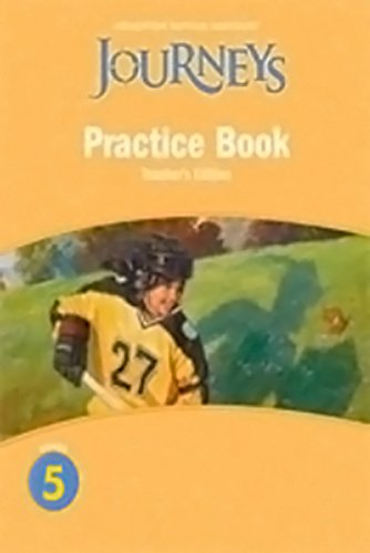 Journeys: Practice Book Teacher Annotated Edition Grade 5: Houghton Mifflin: 9780547271958 ...