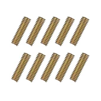 uxcell 40pcs Fully Threaded Rods 5/16 x 1 Inch All Thread Studs Long ...