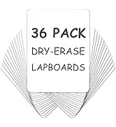 Amazon.com : Set of 36 Small White Board Dry Erase Boards Classroom ...