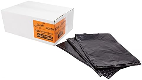 Garbage Bag - Strong - 35 X 50 - Black - BOX/200 : Amazon.ca: Health ...