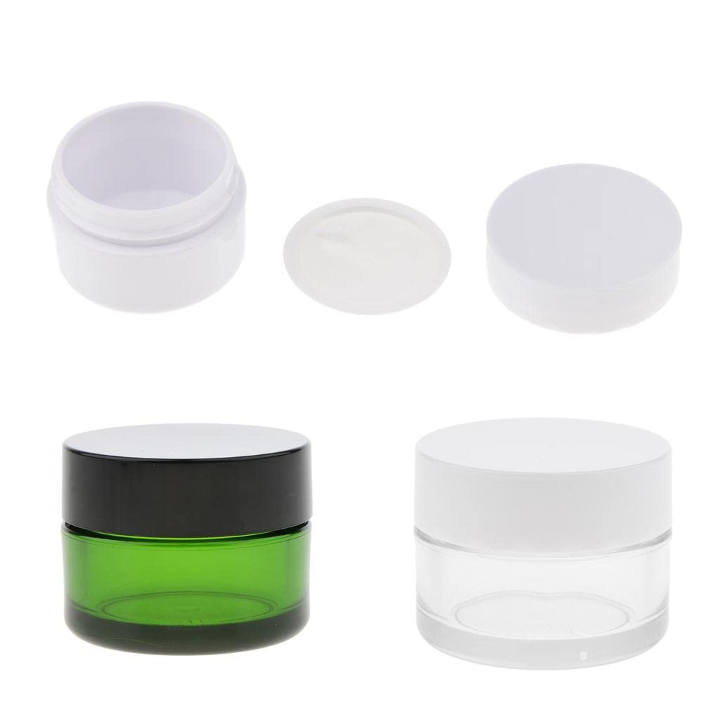 Java Trade 30g Empty Makeup Sample Bottles Cream Gel Jars Pots with ...