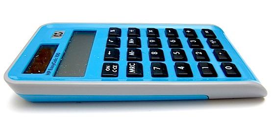 Amazon.co.jp: 【hp/ヒューレット・パッカード】 EasyCalc 100 オフィス向け12桁電卓 【水色】 EasyCalc ...