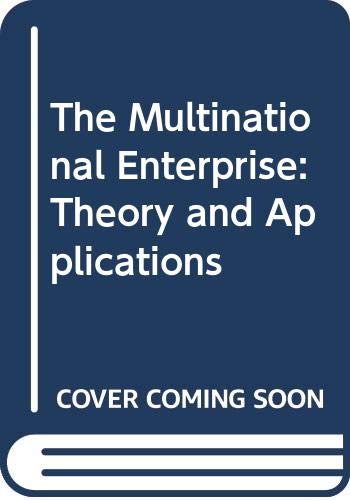 The Multinational Enterprise: Theory and Applications : Buckley, Peter ...