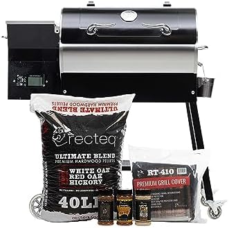 Amazon.com : recteq Patio Legend 410 Pellet Smoker Grill, Pellet Grill ...
