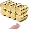 Amazon.com: SMARTAKE 40 Pcs Refrigerator Magnets, 6x2mm Small Round ...