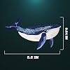 Amazon.com: 2PCS Blue Whale Assorted Styles Embroidered Patches Set,Sew ...