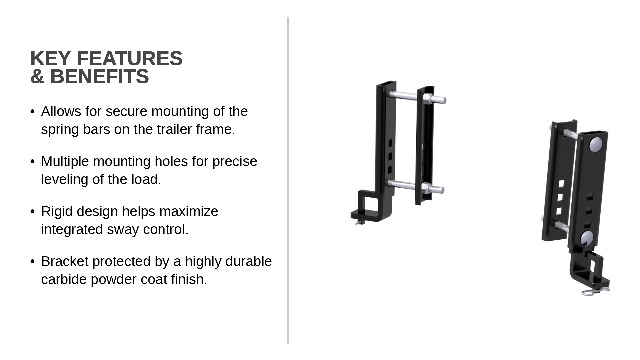 Tru Track Hitch Head CURT 17509 TruTrack Weight Distribution Head ...