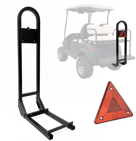 Amazon.com: ECOTRIC Universal Golf Cart Rear Seat Safety Grab Bar ...