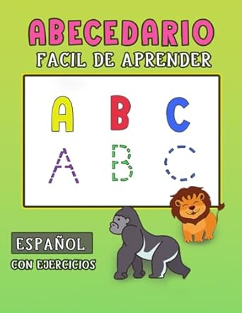 Libro Del Abecedario Para Niños Español Para Enseñar a Leer Y Escribir ...