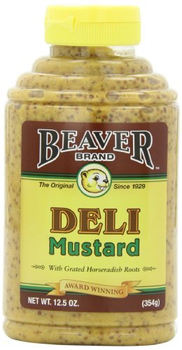 Amazon.com : Beaver Brand Deli Mustard, 12.5-Ounce Squeezable Bottles ...
