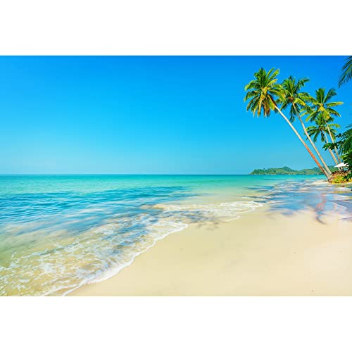 Aoihrraan 3,5×2,5m Tropical Beach Backdrop Seaside Summer Ocean Island ...