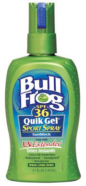 Amazon.com: Bullfrog Quik Gel Sport Spray SPF 36 with UV Extender 4.7oz ...