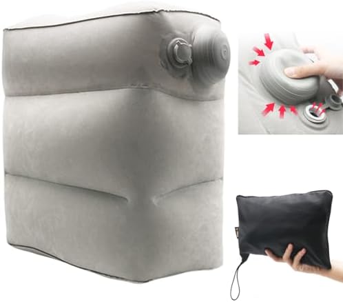 Amazon.com: Inflatable Foot Rest for Air Travel,Airplane Travel Foot ...
