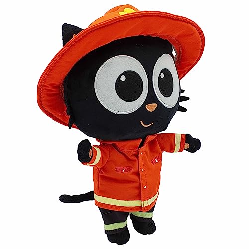 Milo Black Cat Plush Toy – 25cm Amazing Dress Up Milo Soft Toys with ...