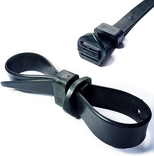 Elixir Gardens Strong Flexible Rubber Tree Ties with Buckle Straps ...