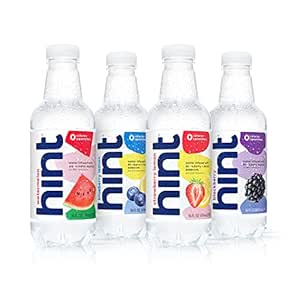 Amazon.com: Hint Water White Variety (Pack of 12), 16 Ounce Bottles, 3 Bottles Each of ...