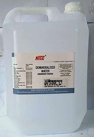 De Mineralised Water (Deionised Water) 5 Litre : Amazon.in: Industrial ...