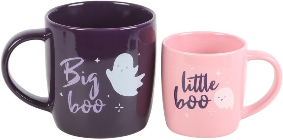 Amazon.com: Big Boo Halloween Mug Set – Adorable and Durable Ceramic ...
