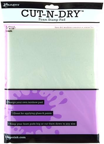 Amazon.com: Ranger CND14607 Inkssentials Cut-N-Dry Stamp Pad Foam ...