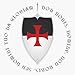 Amazon.com - Knights Templar Crusader Motto and Cross Window Bumper ...