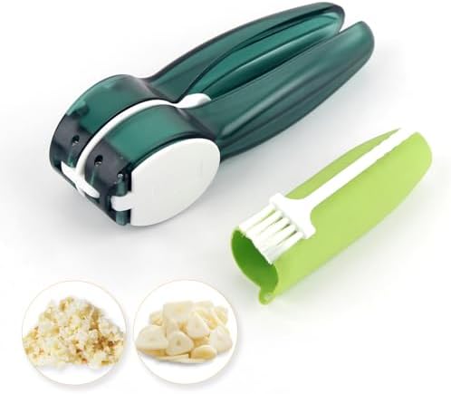Amazon.com: Garlic Press, 2 in 1 Garlic Mince and Garlic Slice with ...