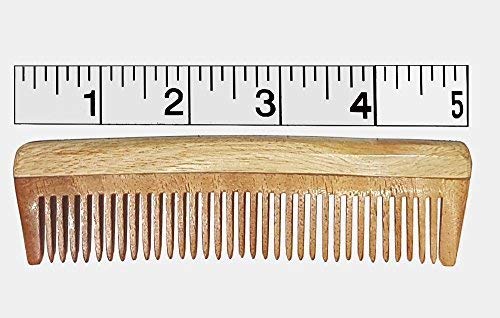 Buy Prime Wooden Comb For Men & Women, Natural Brown, 4 Inch Pack Of 1 ...