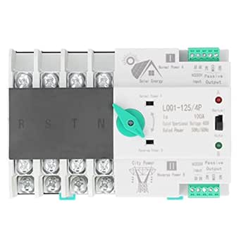 4P Power Switch Regulator, PV Type Dual Power Automatic Transfer Switch ...