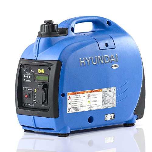 Hyundai 1000w 50cc Quiet Petrol Inverter Generator, Compact ...
