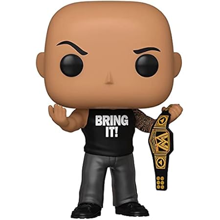 Amazon.com: Funko POP! WWE The Rock 3.75" Entertainment Earth Exclusive ...