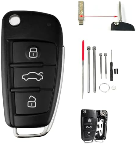 For Audi 3 Buttons Key Audi A3 A4 Key For Audi Key For Audi Quattro Key ...
